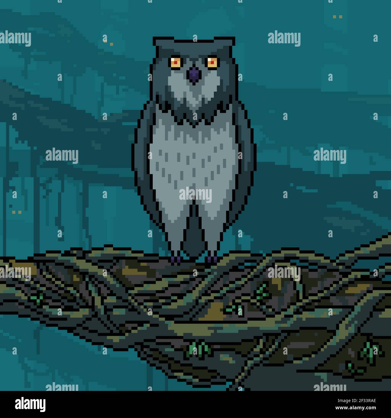 Standing by branch Stock Vector Images - Alamy