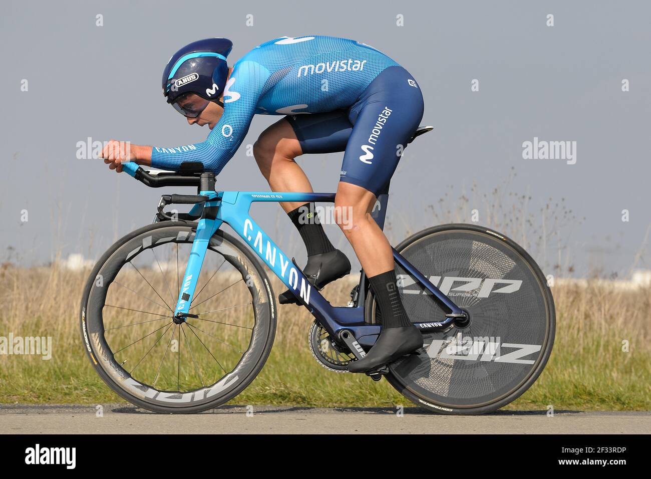 Movistar cycling team hi-res stock photography and images - Alamy