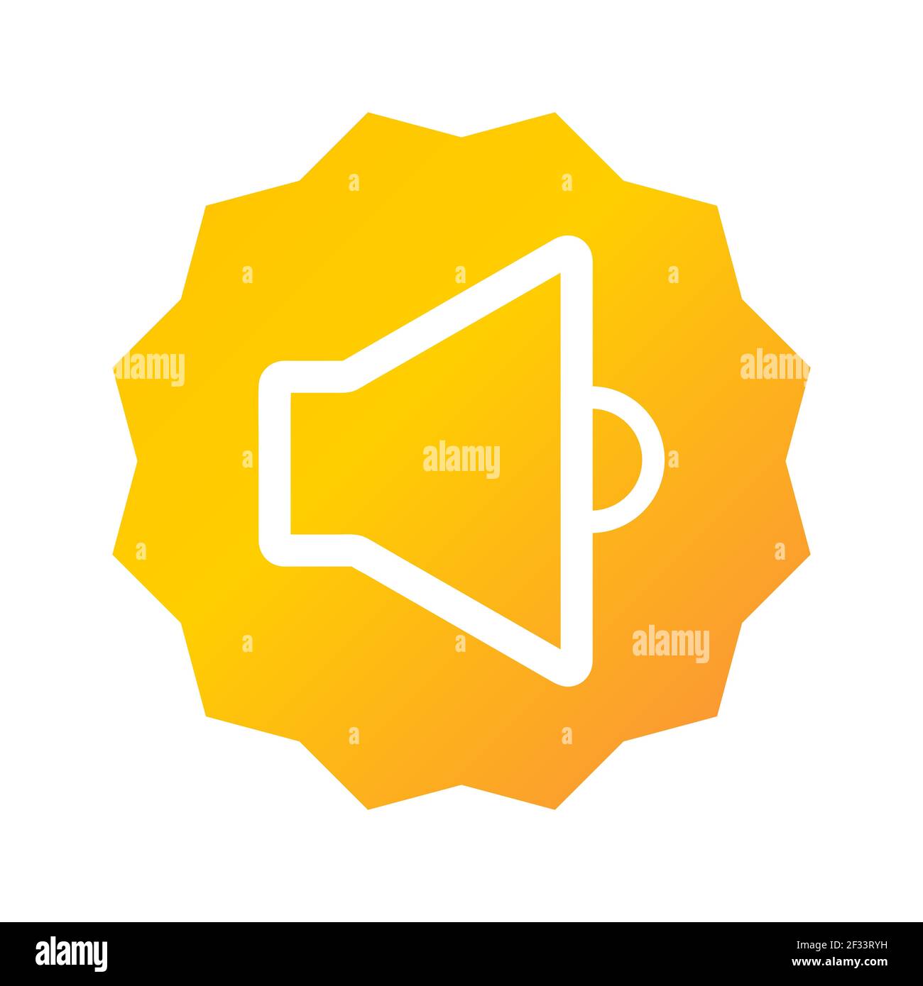 sound icon. sound illustration. Flat vector icon. can use for, icon ...