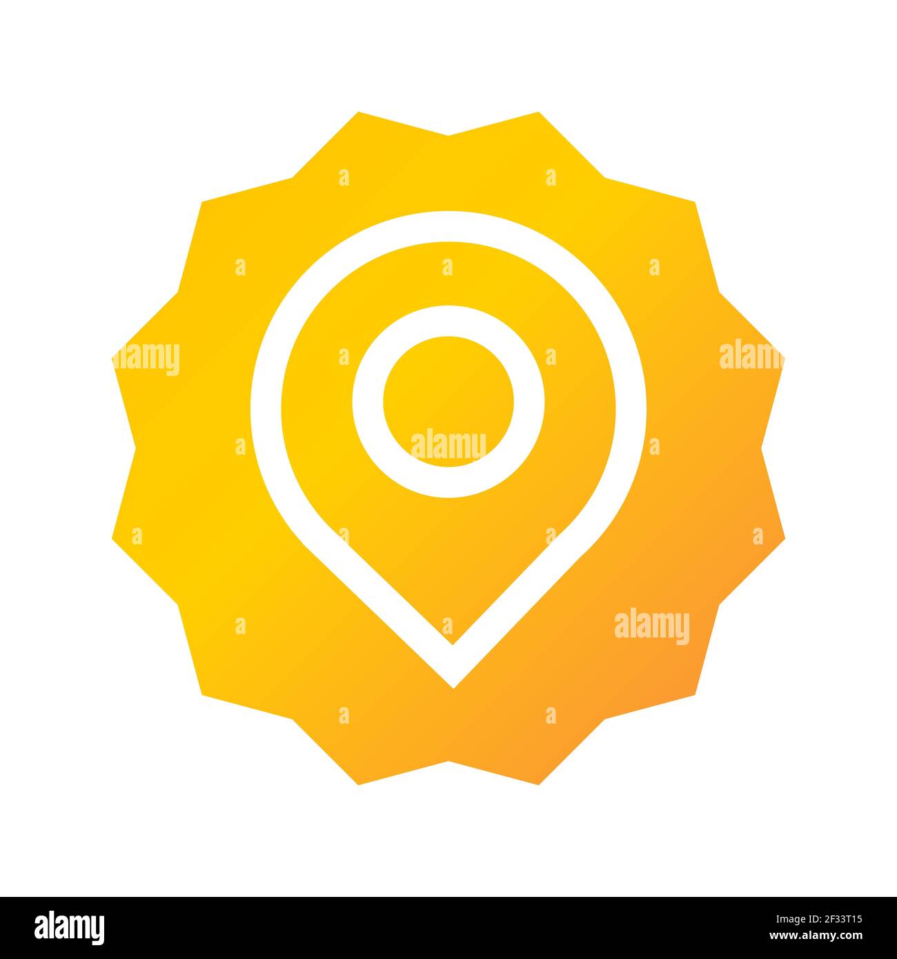 location icon. location illustration. Flat vector icon. can use for ...