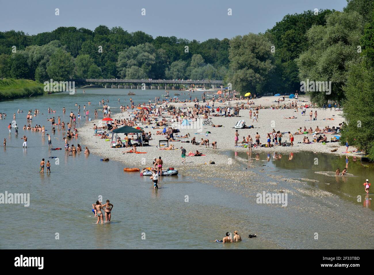 Flaucher at isar river hi-res stock photography and images - Alamy
