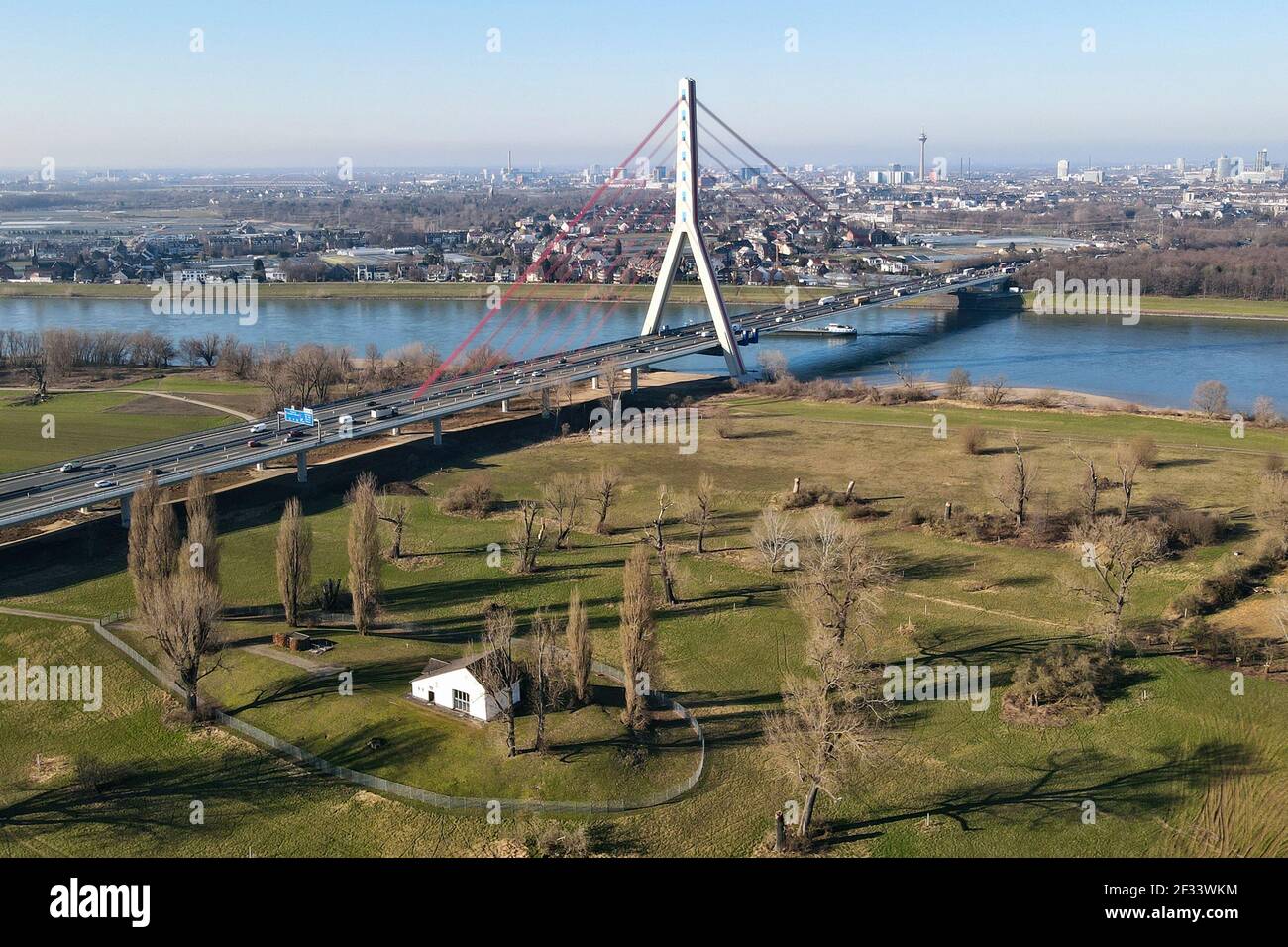 Flehe bridge dusseldorf germany hi-res stock photography and images - Alamy