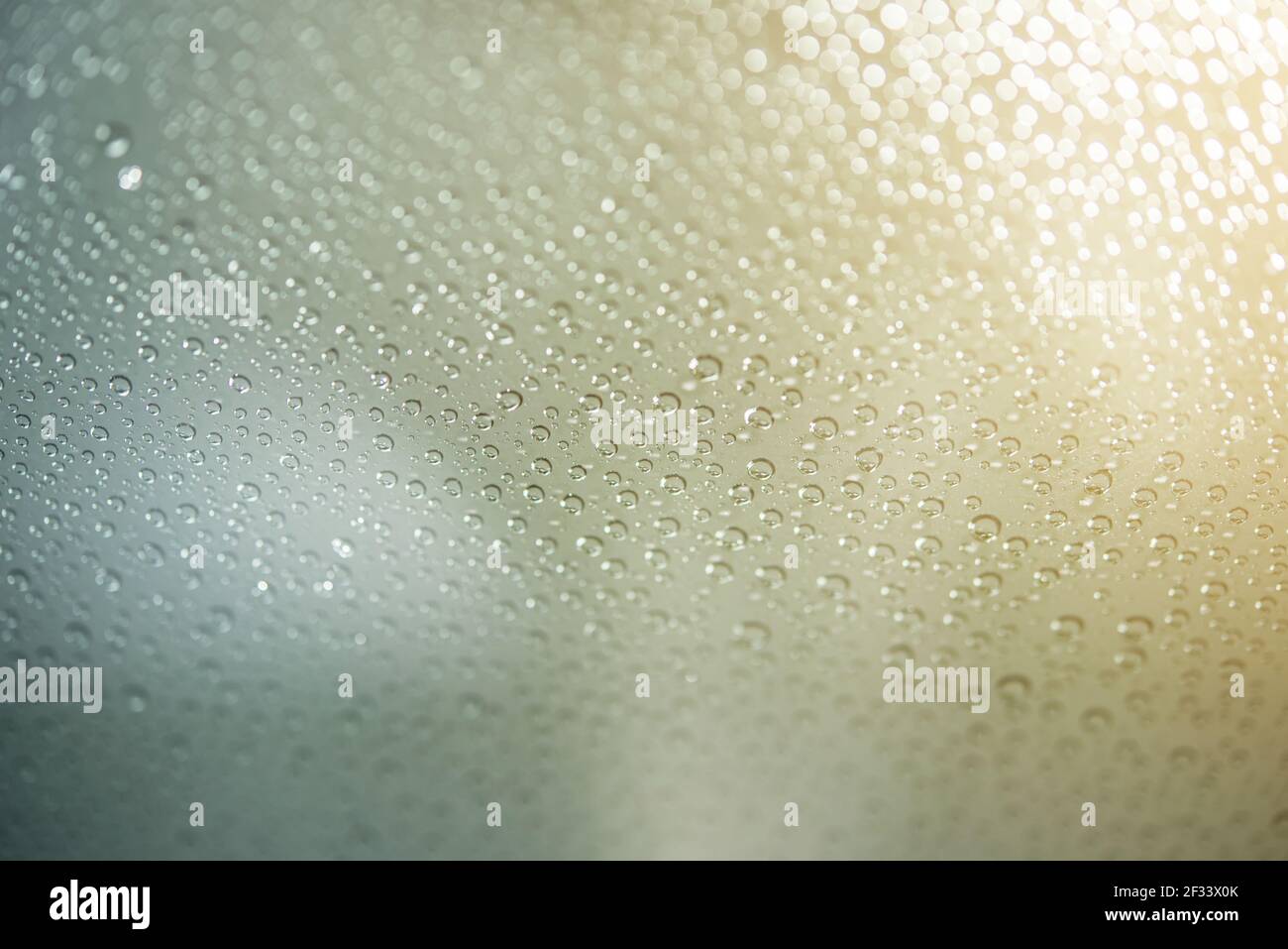 Water drops on glass surface Stock Photo - Alamy