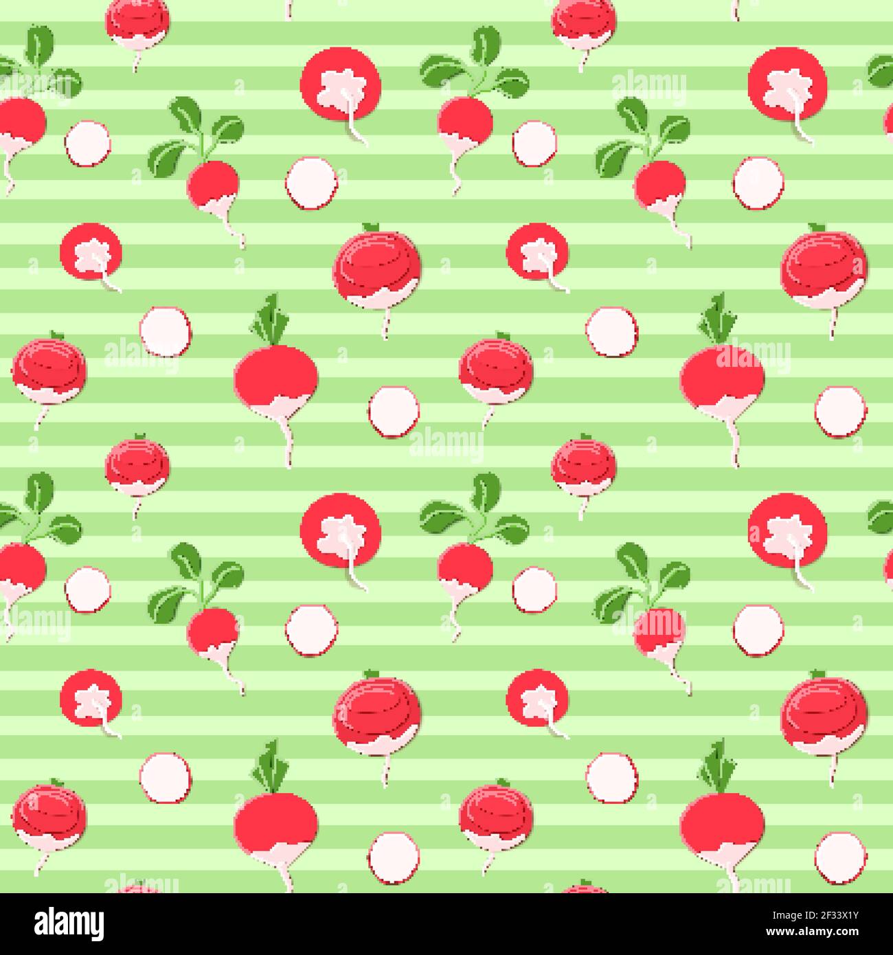 Red radish cutout on white Stock Vector Images - Alamy