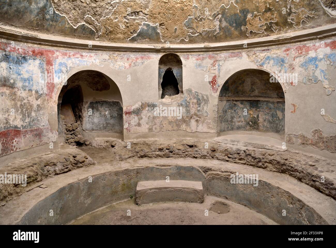 geography / travel, Italy, Thermal bath of Stabiae in the ancient city ...