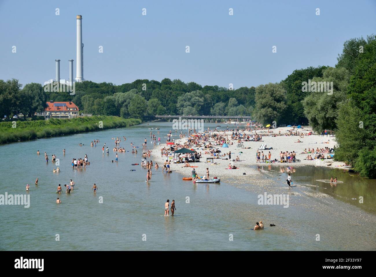 Flaucher at isar river hi-res stock photography and images - Alamy
