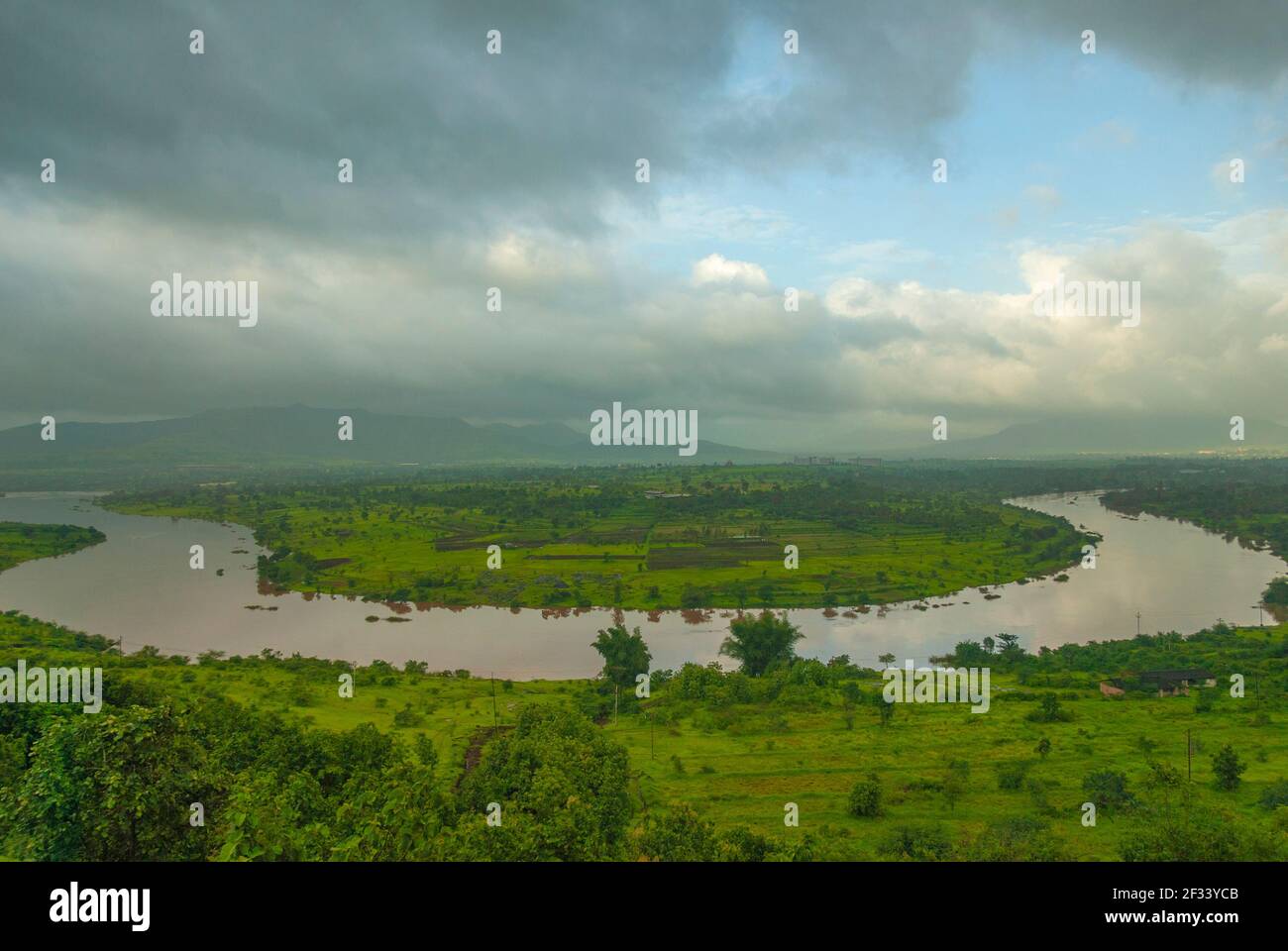 Necklace Point, Back waters of Varandha Dam, Maharashtra, India Stock ...