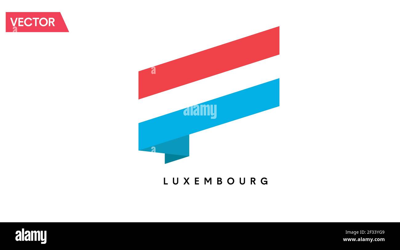 Luxembourg Flag Icon. Vector isolated illustration of the flag of ...