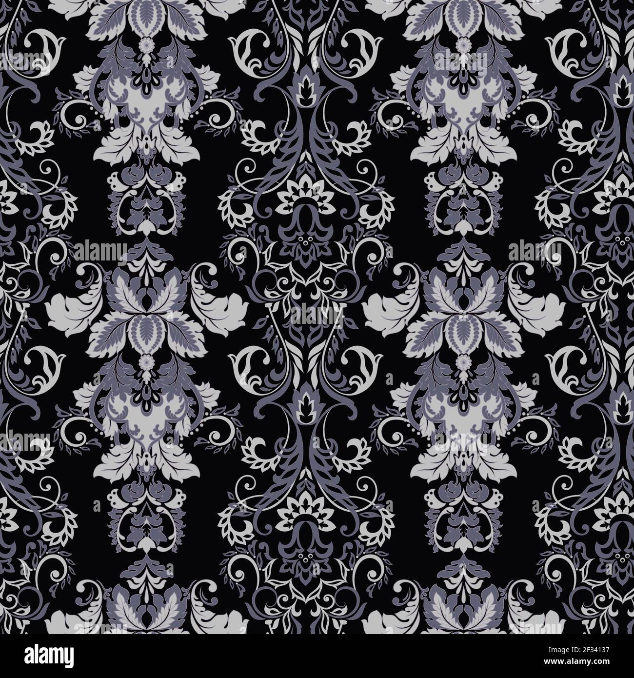 Baroque florals hi-res stock photography and images - Alamy