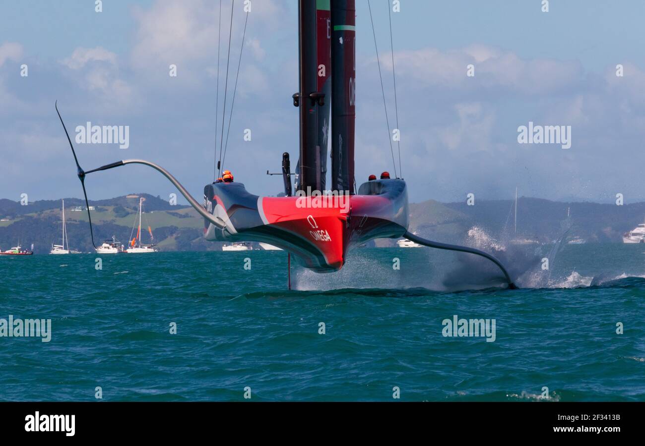 Auckland, New Zealand. 15th March, 2021. The 36th America’s Cup ...