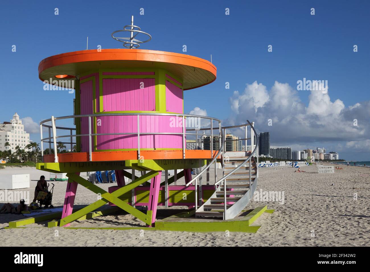 geography / travel, USA, Florida, Miami Beach, Baywatch station (life ...