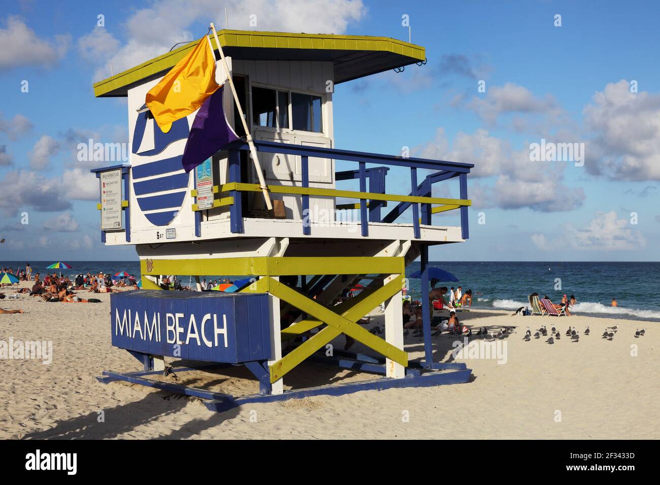 geography / travel, USA, Florida, Miami Beach, Baywatch station (life ...
