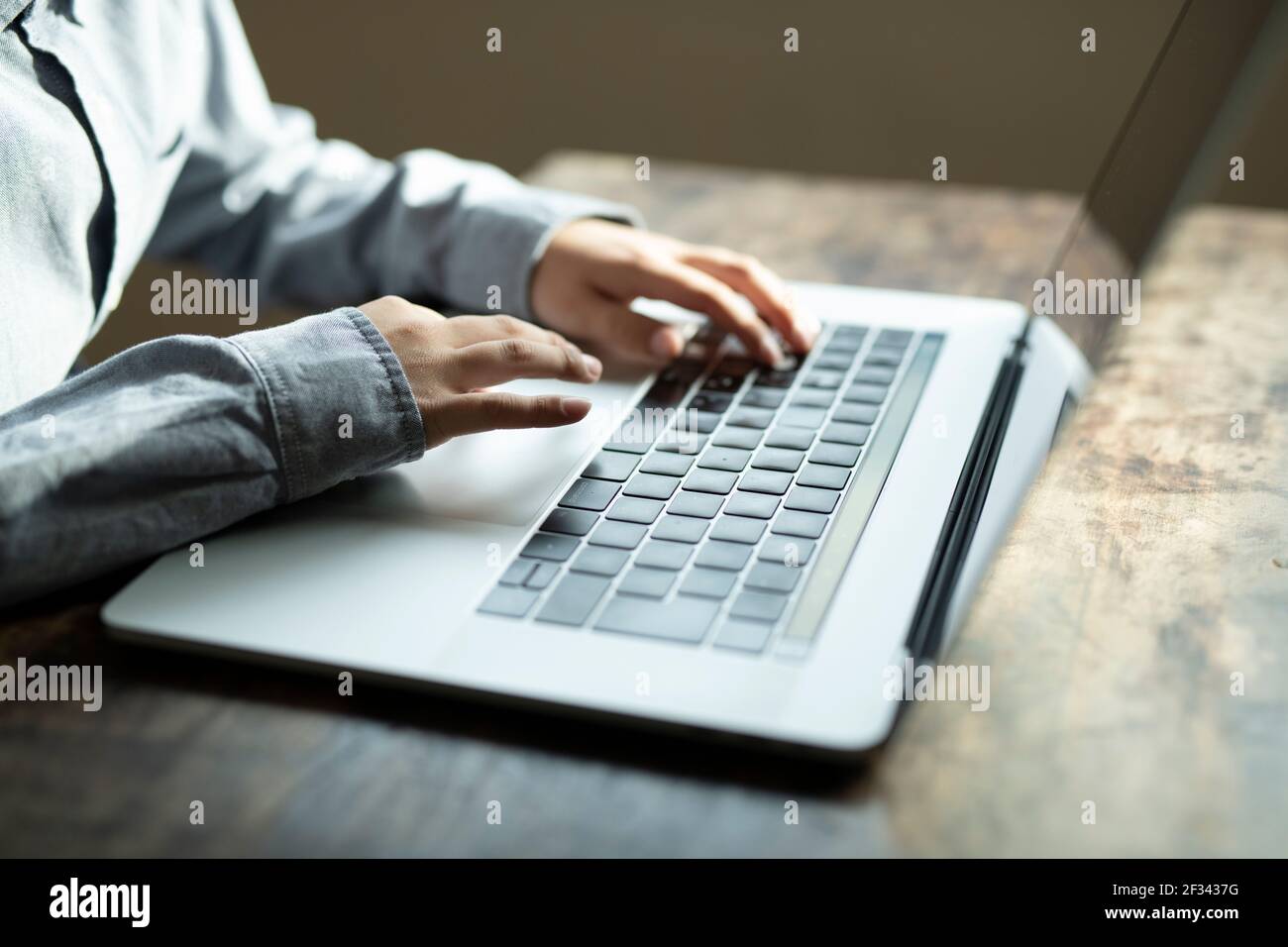 Black Boy Computer Typing High Resolution Stock Photography and Images ...