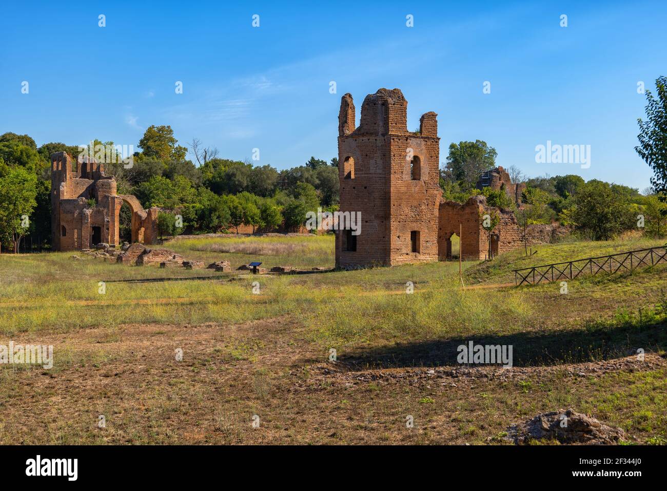Circus of Maxentius ruins at Via Appia Antica in Rome, Italy, ancient ...