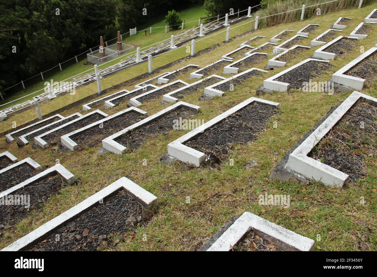 The Boer cemetery on St Helena, the resting place for many Boer ...