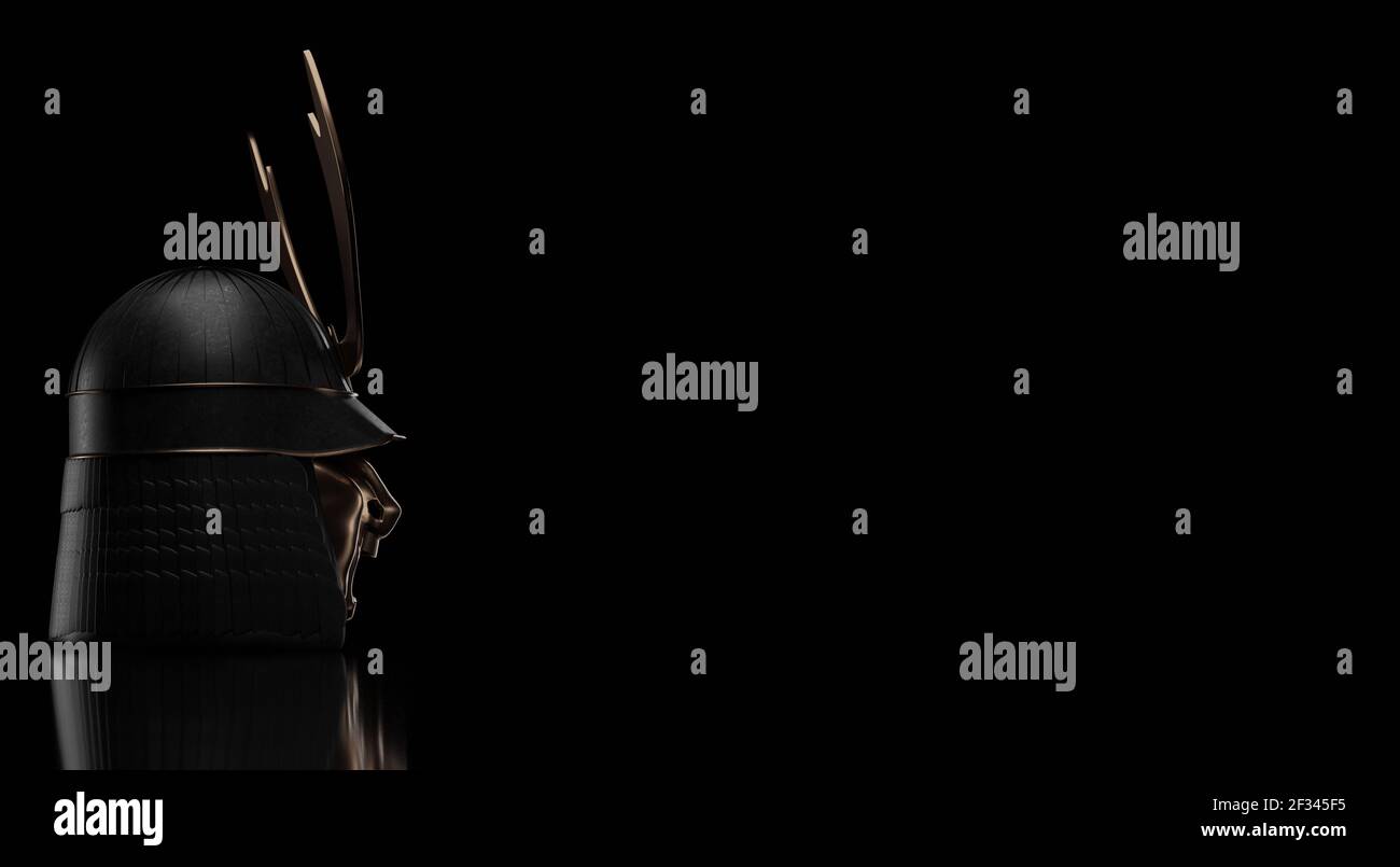 Japanese samurai helmet hi-res stock photography and images - Alamy