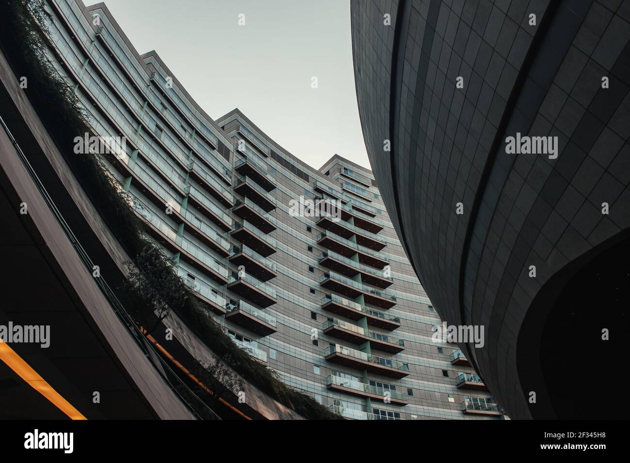modern building with spherical construction, Istanbul, Turkey Stock ...