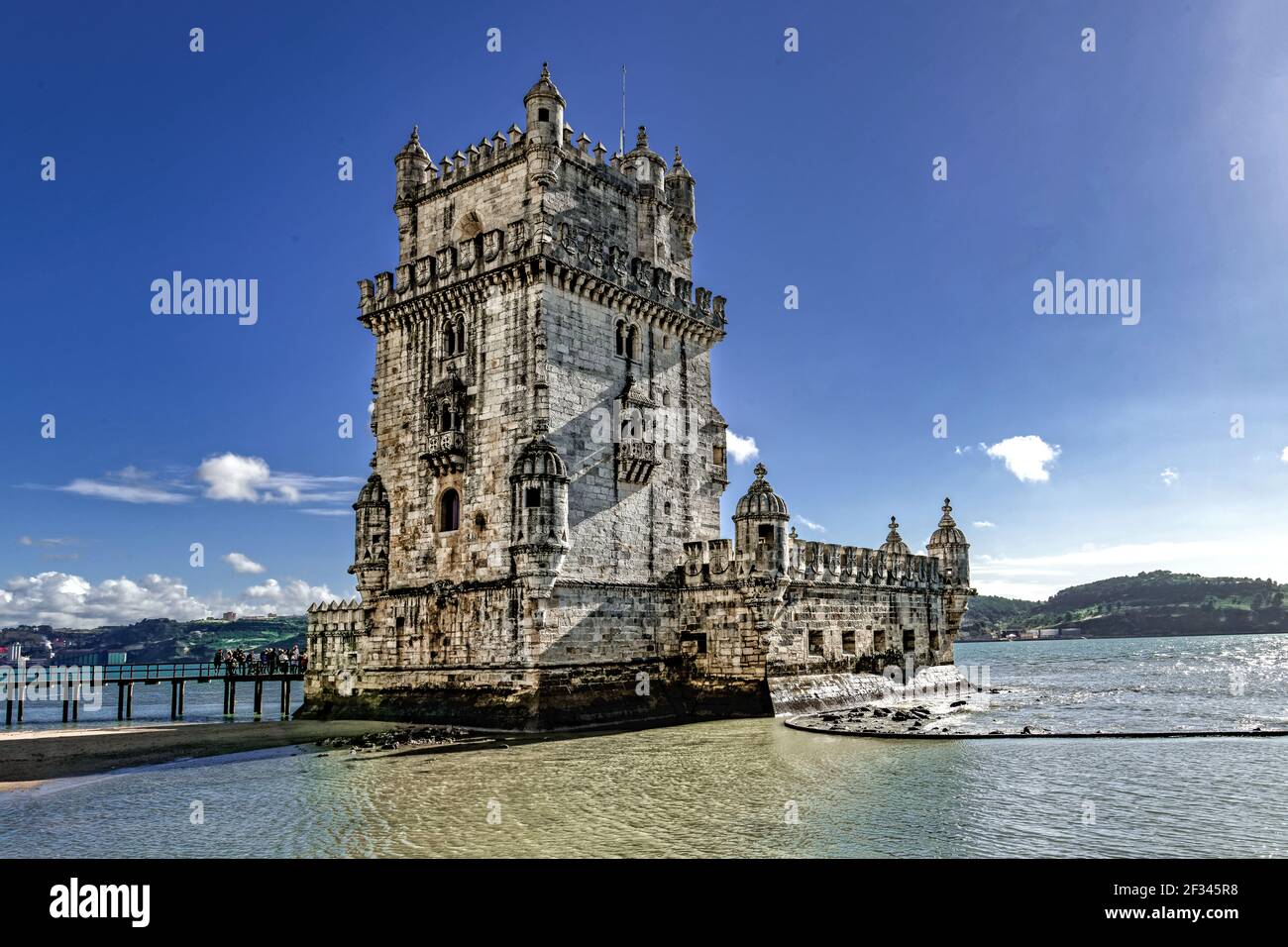 Exterior view belem tower hi-res stock photography and images - Alamy
