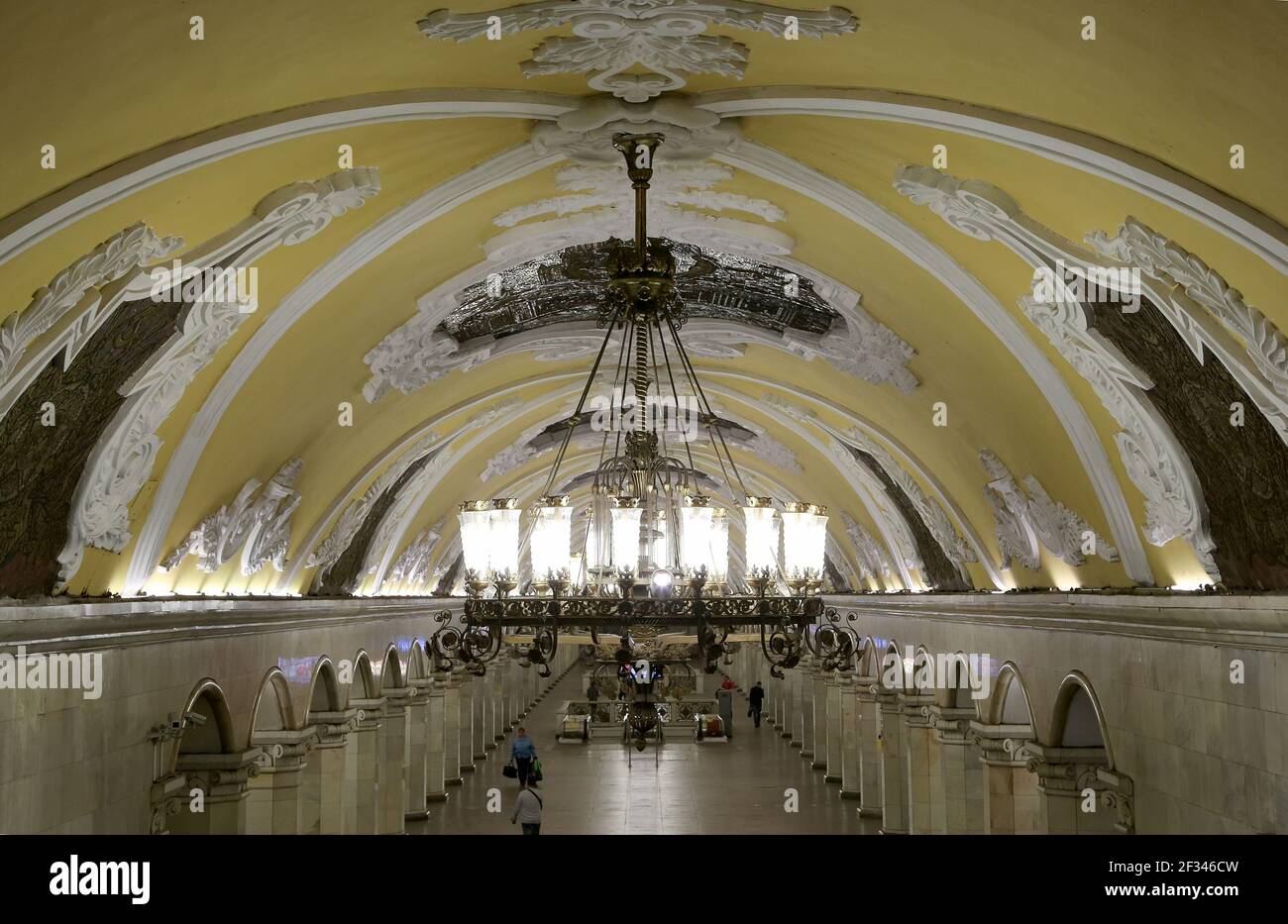 Mosaic in a moscow metro station hi-res stock photography and images ...