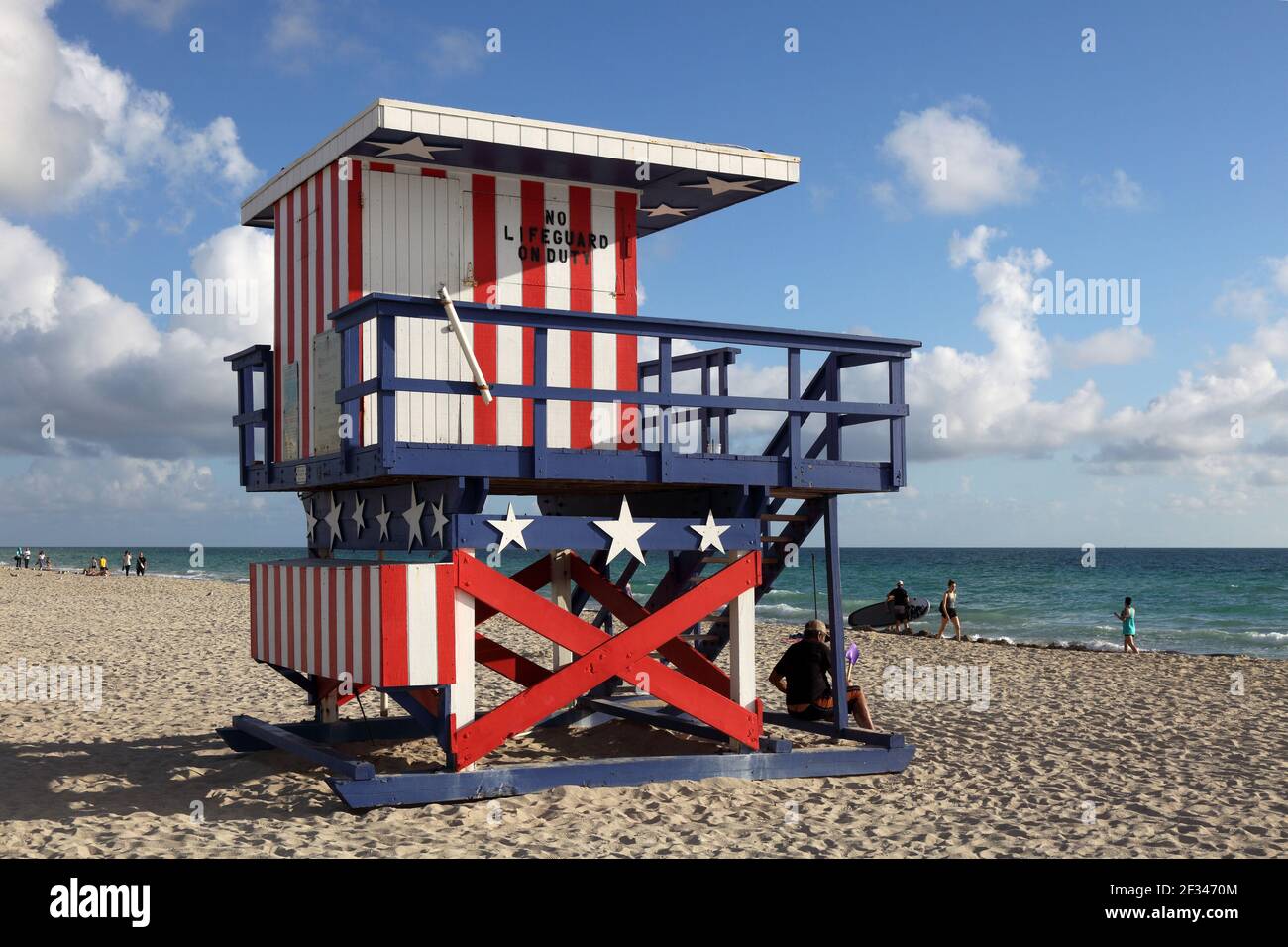 geography / travel, USA, Florida, Miami Beach, Baywatch station (life ...
