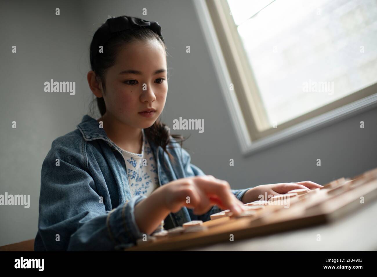 Japan school girl ponytail hi-res stock photography and images - Alamy