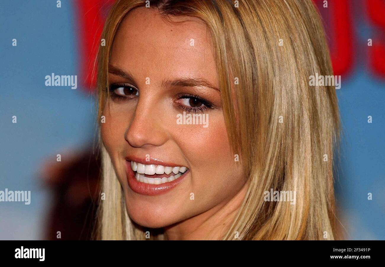 Pop starlet Britney Spears in London today to promote her new film ...