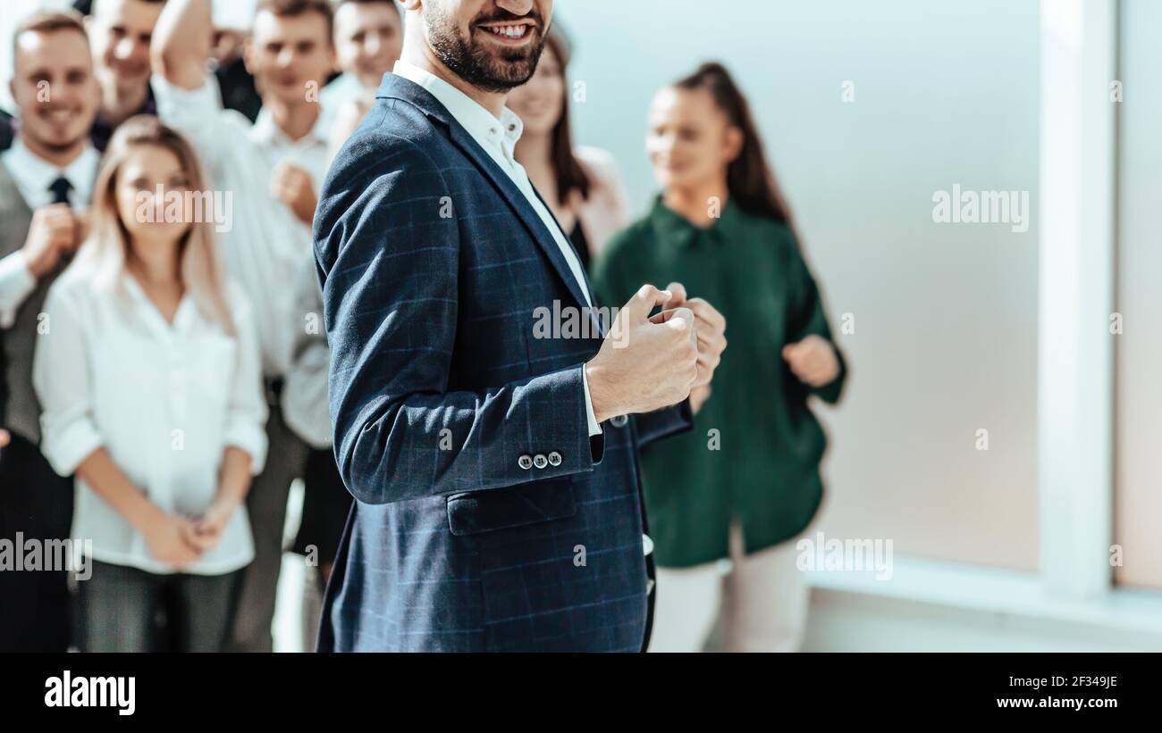 Business leader standing presenting hi-res stock photography and images ...
