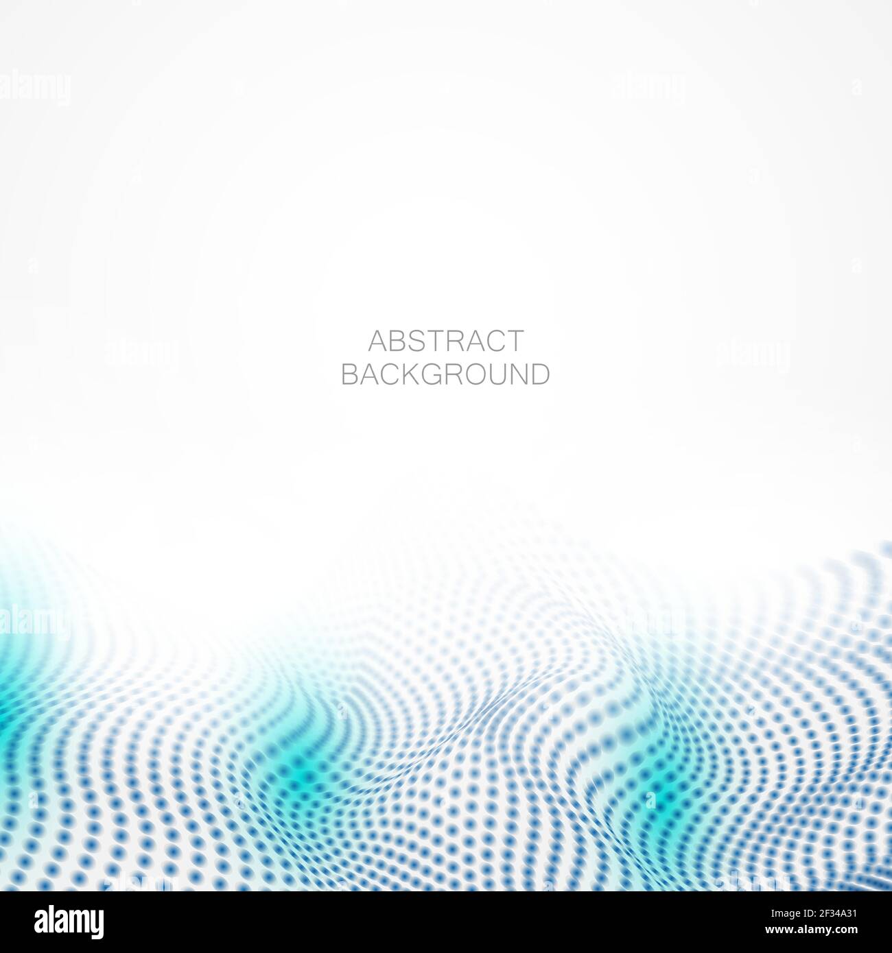 Abstract blue background. Big data. Abstract blue wave flow from ...