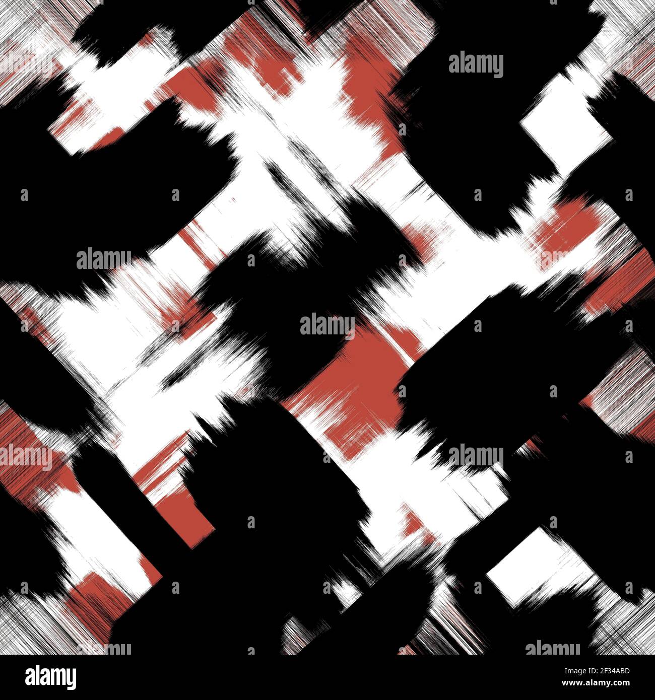 Black and red brush strokes, white background. Multicolored paint ... Black and red brush strokes, white background. Multicolored paint ...