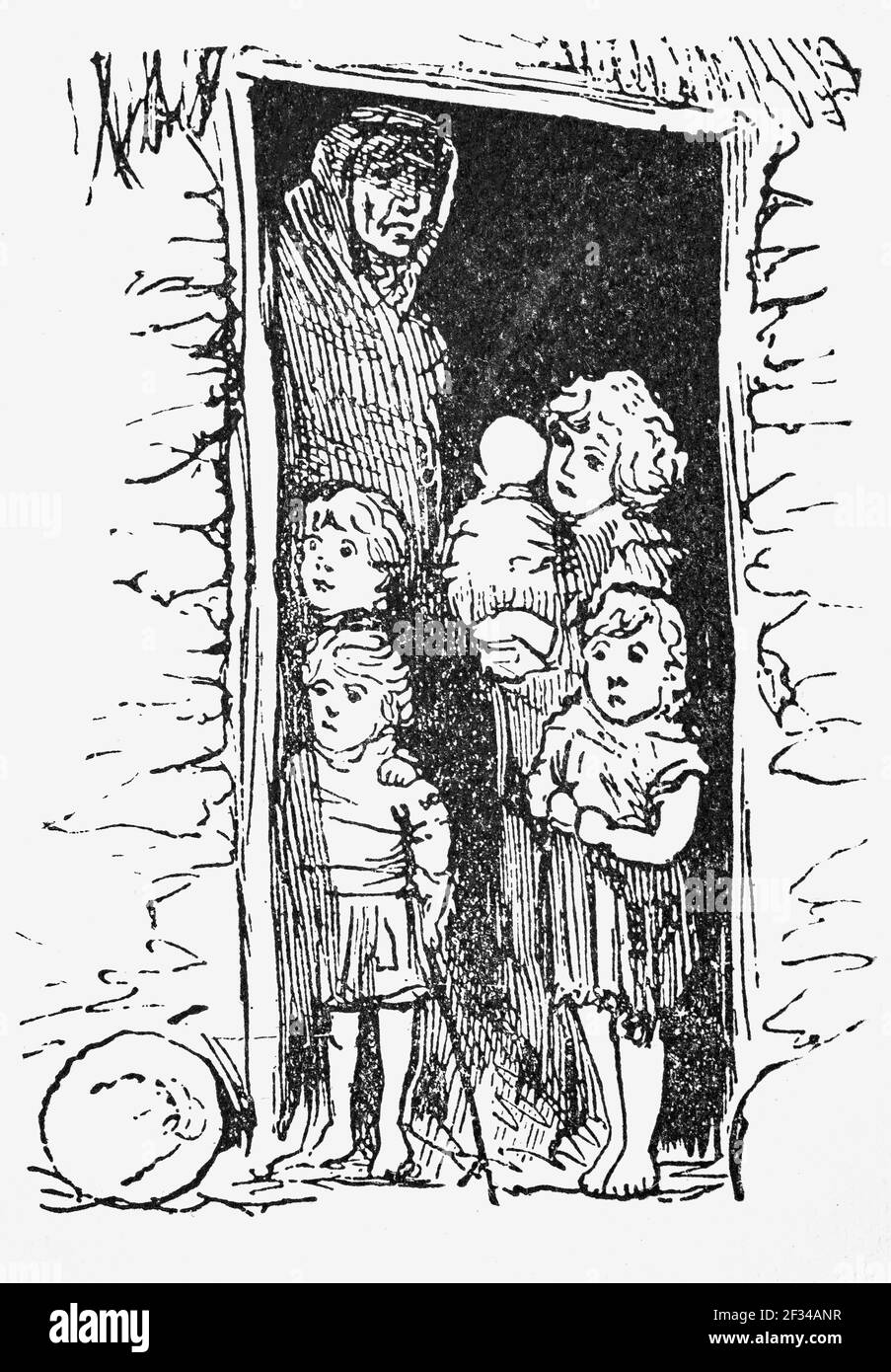 Poor family 19th century hi-res stock photography and images - Alamy