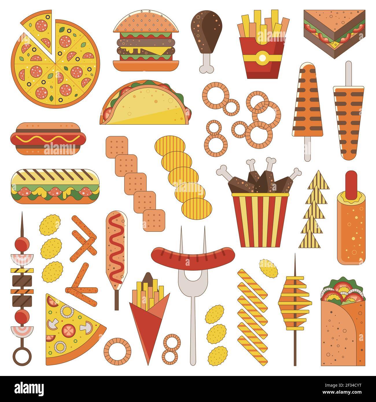 Potato street food snack Cut Out Stock Images & Pictures - Alamy