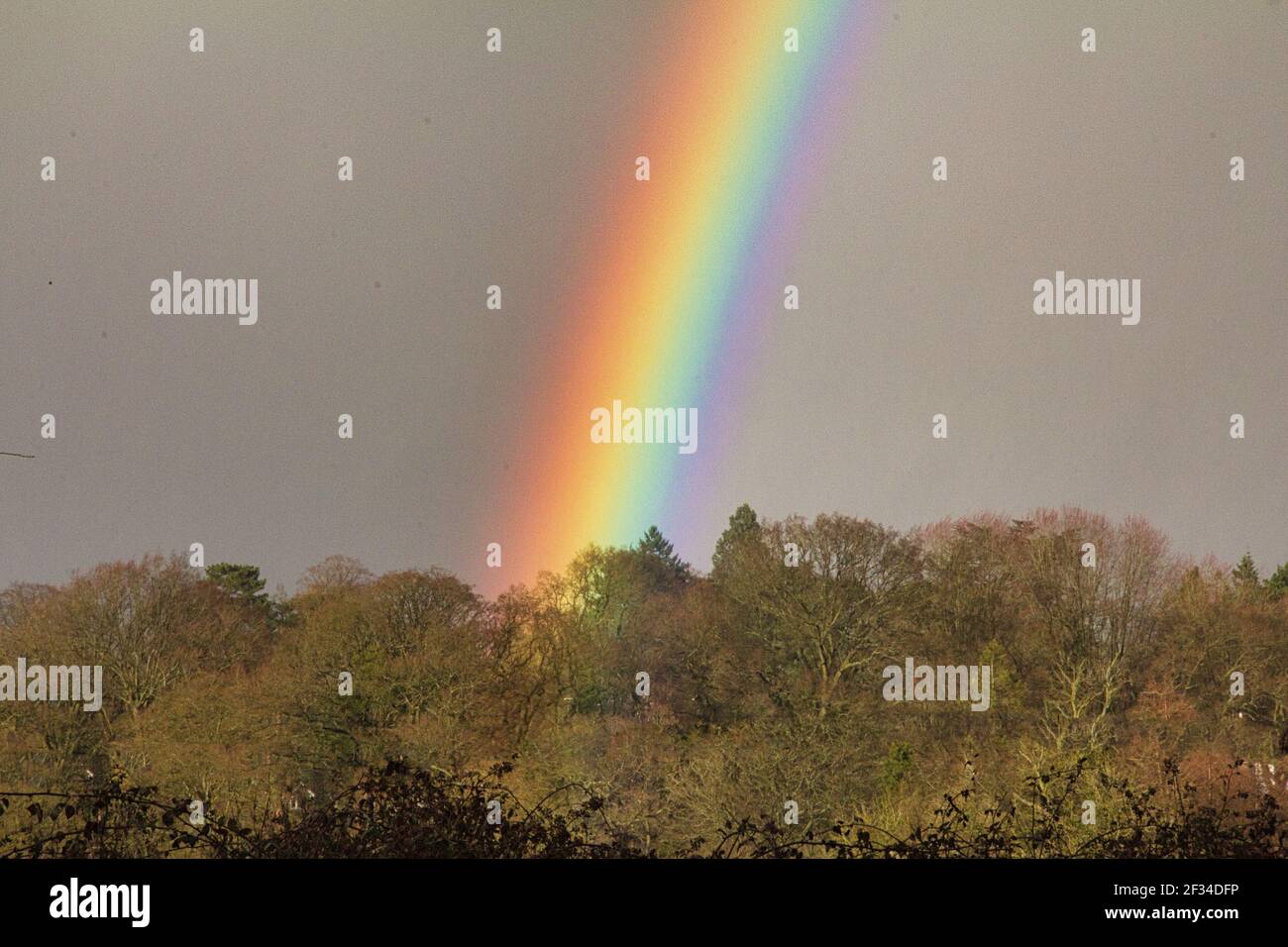 Rainbow dark sky hi-res stock photography and images - Alamy