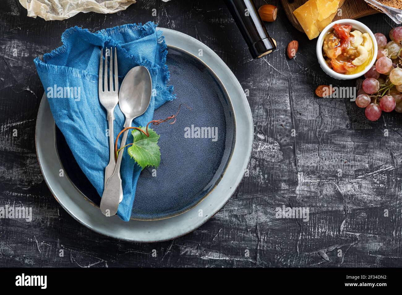 Plate card menu cook hi-res stock photography and images - Alamy