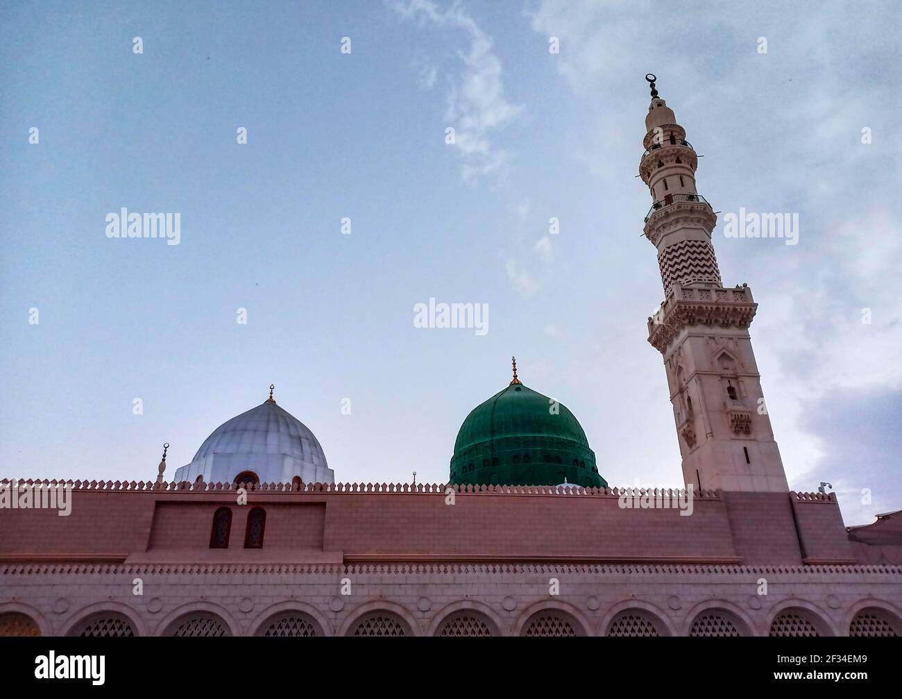 mosque of the prophet muhammad in madina, Saudi arabia Stock Photo - Alamy