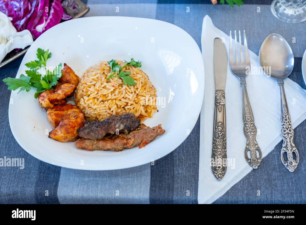 Arabic food table for ramadan iftar Stock Photo - Alamy