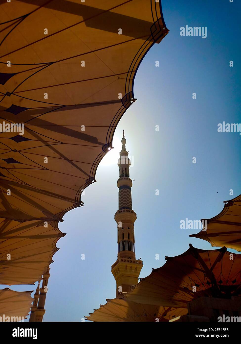 mosque of the prophet muhammad in madina, Saudi arabia Stock Photo - Alamy