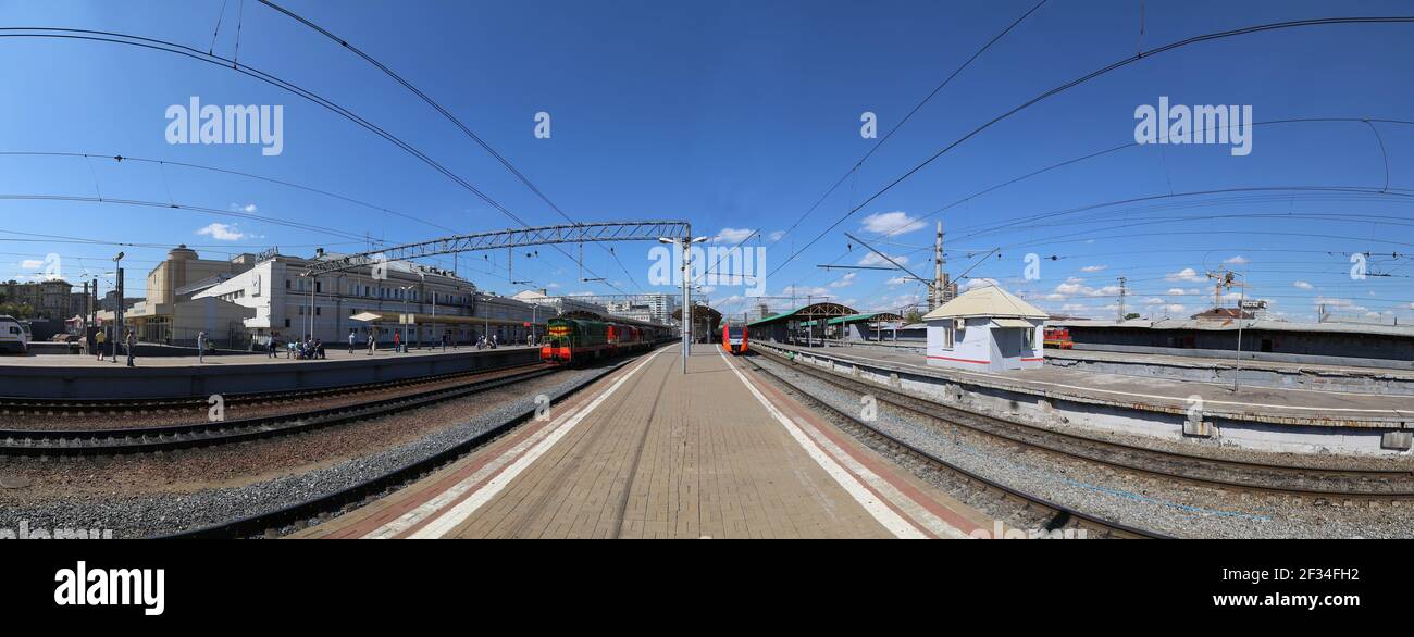 Kursky railway terminal (also known as Moscow Kurskaya railway) is one ...