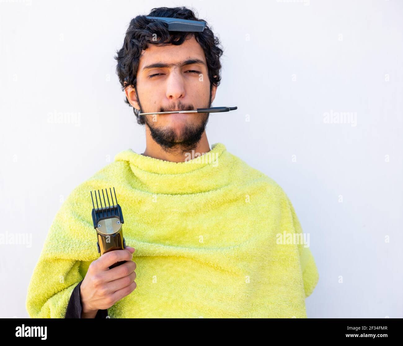 Angry arabic man with beard hi-res stock photography and images - Alamy
