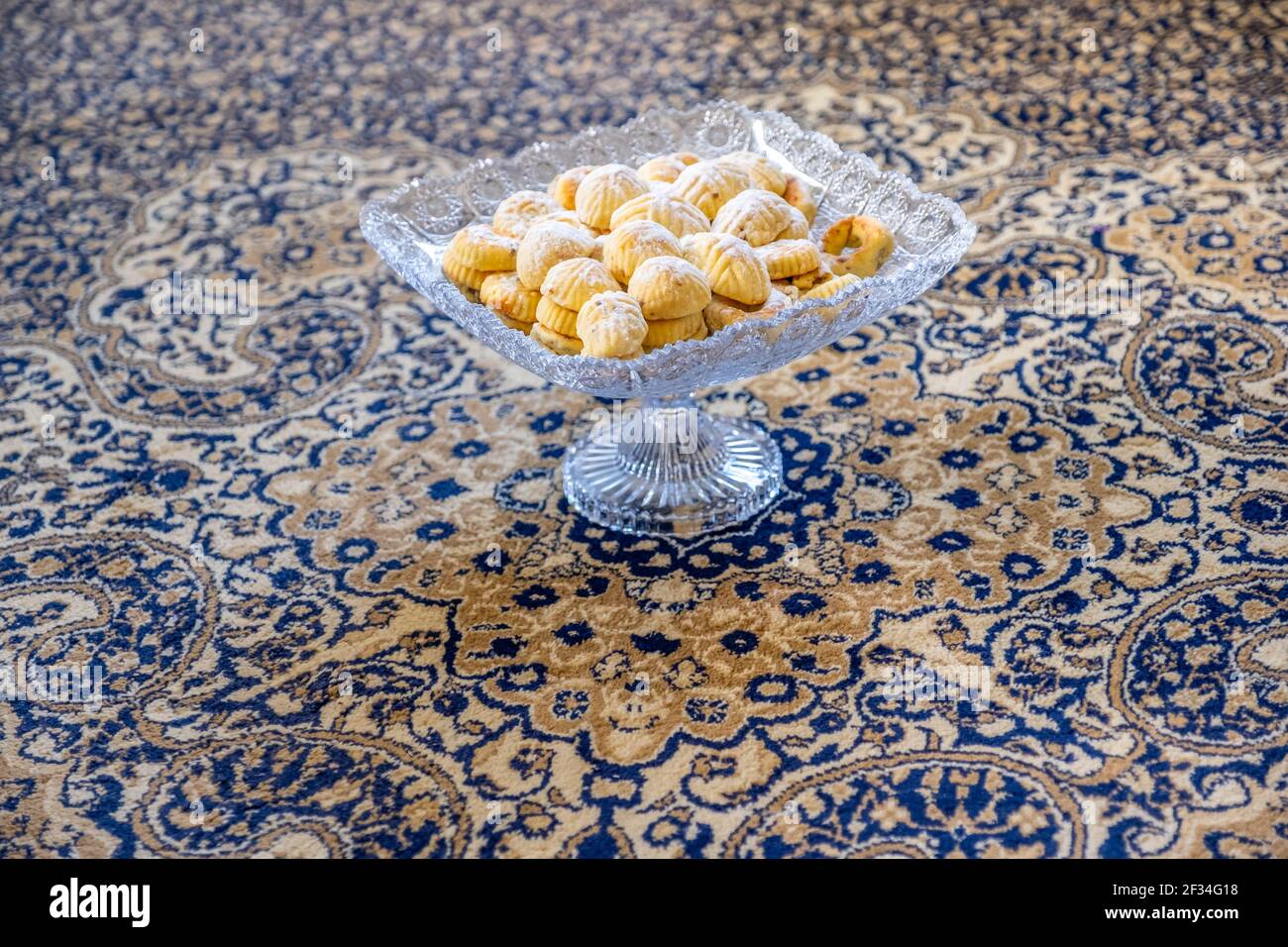 Eid sweets with black background Stock Photo - Alamy