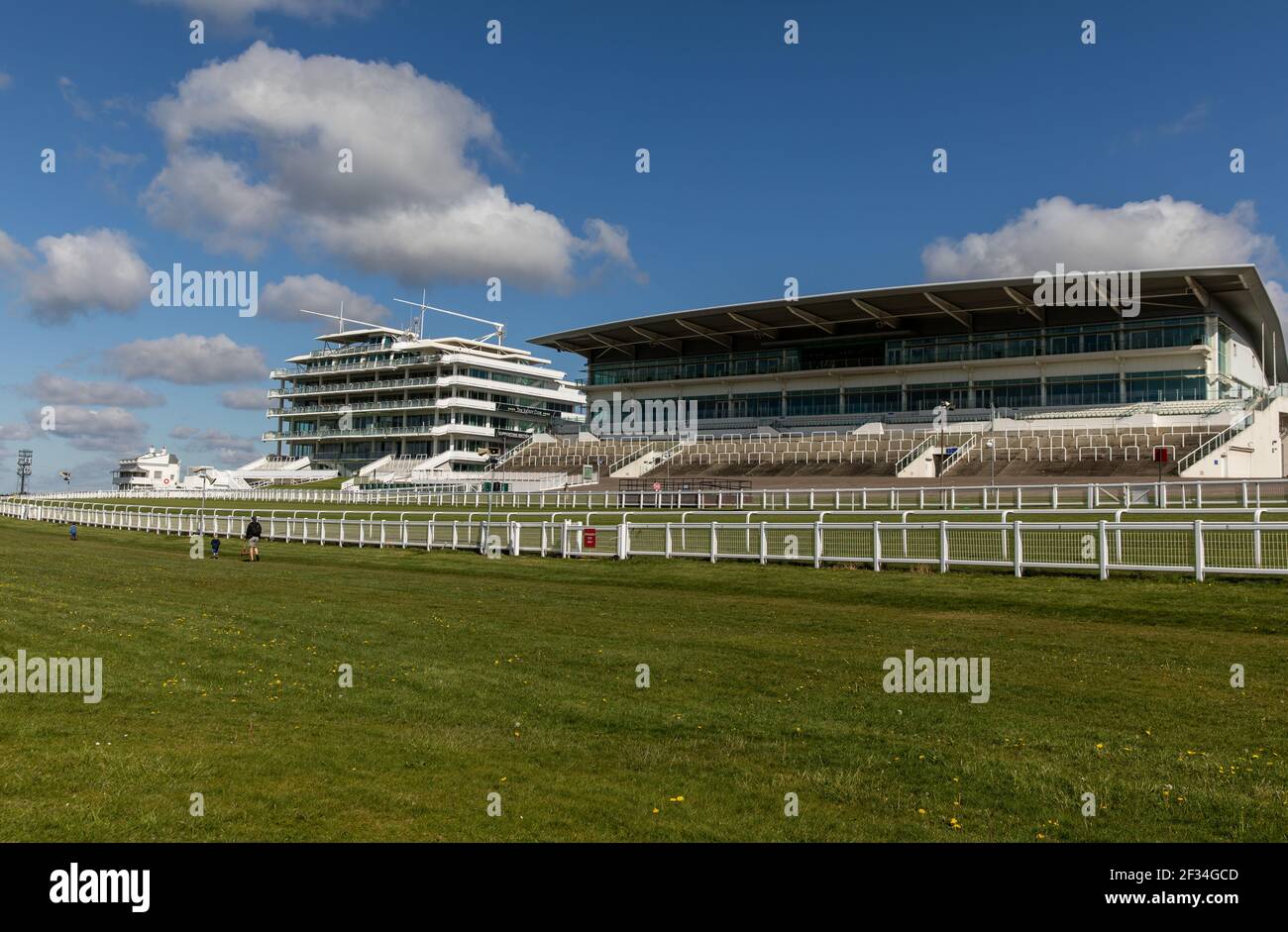 General view of Epsom Racecourse that may host the Coronation Cup in ...
