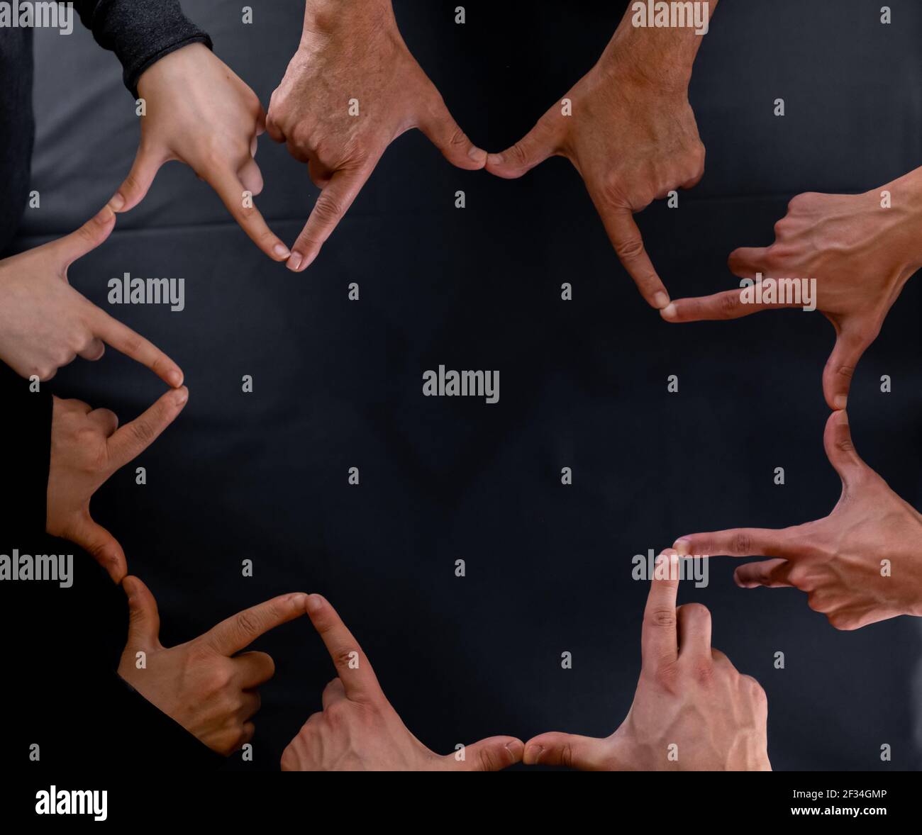 Hand unity symbols hands together hi-res stock photography and images ...