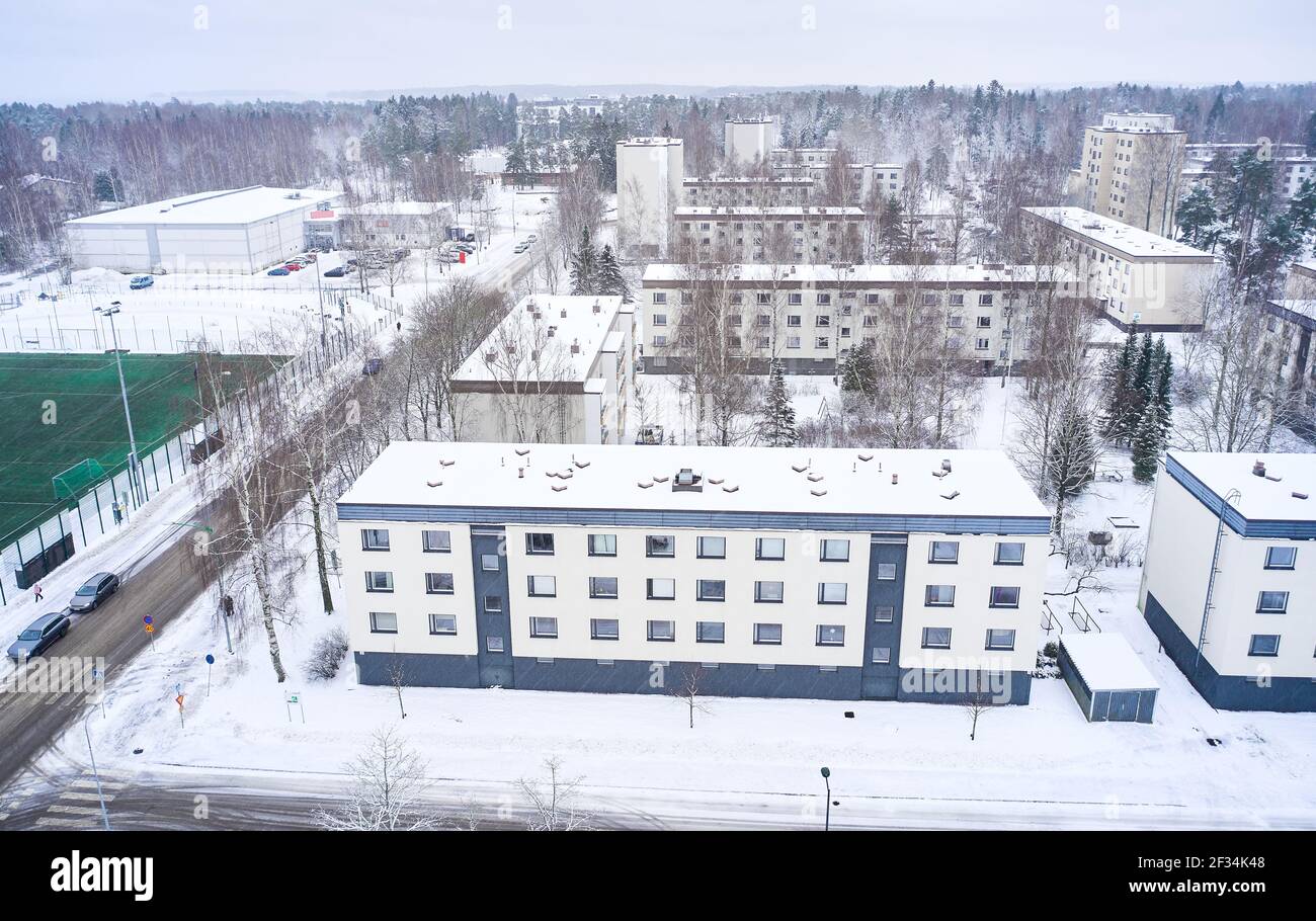 Aerial view of city of espoo hi-res stock photography and images - Alamy