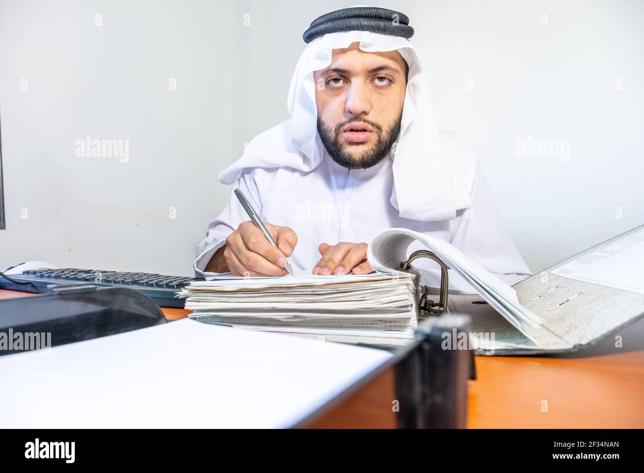 Tired arabic man hi-res stock photography and images - Alamy