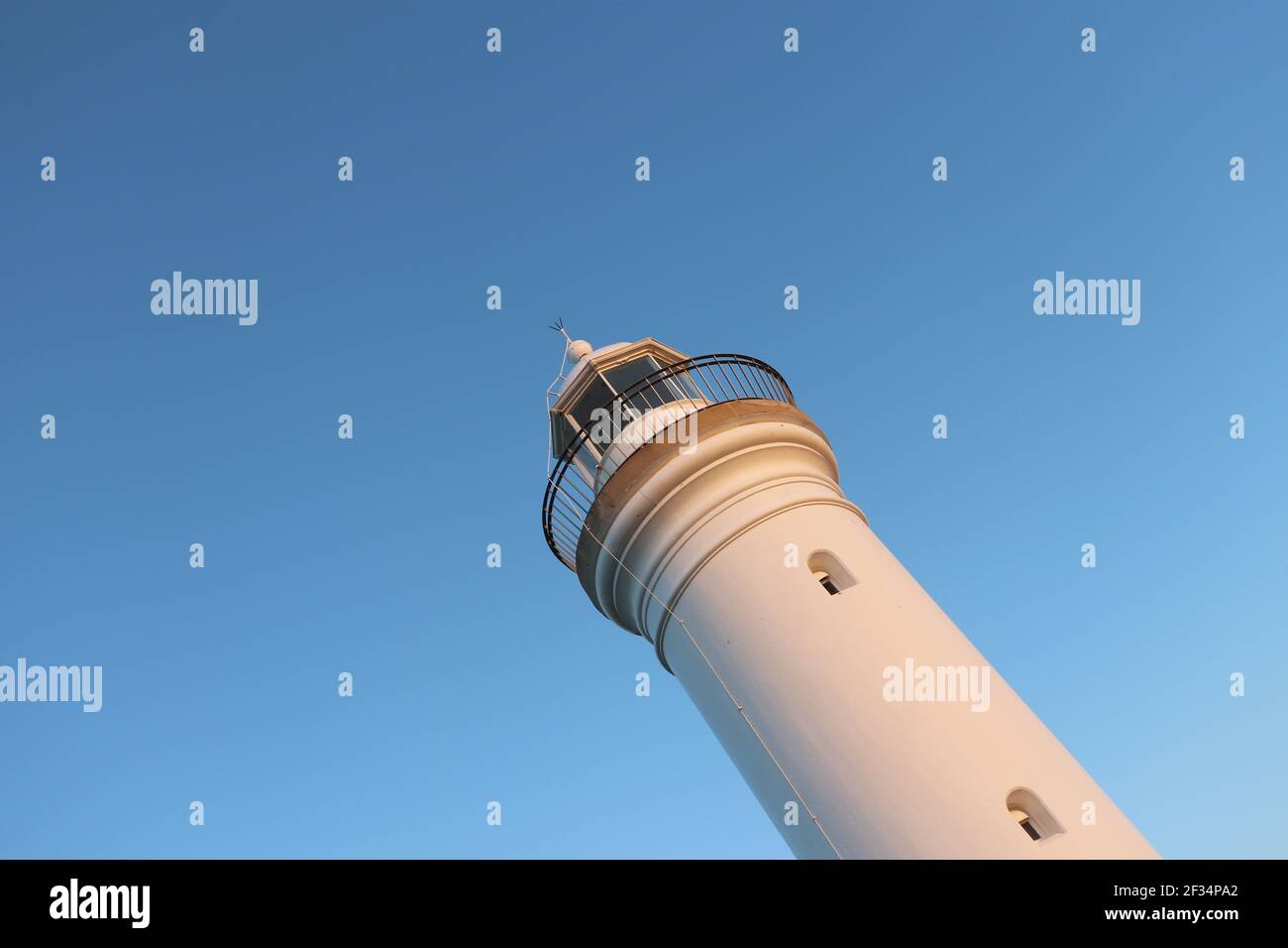 A low-angle shot of a lighthouse near the blowhole in Kiama, South ...