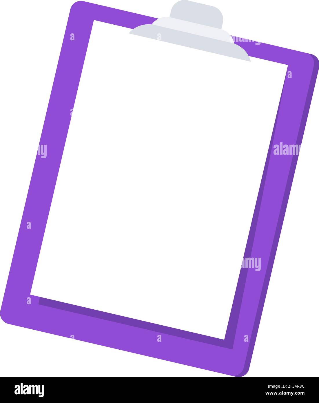 Clipboard folder icon. Stationery flat vector illustration Stock Vector ...