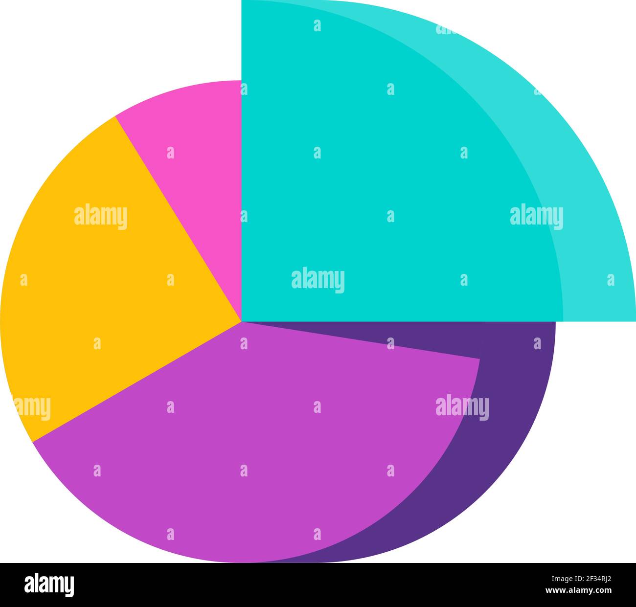 Chart pie, pattern Stock Vector Images - Alamy