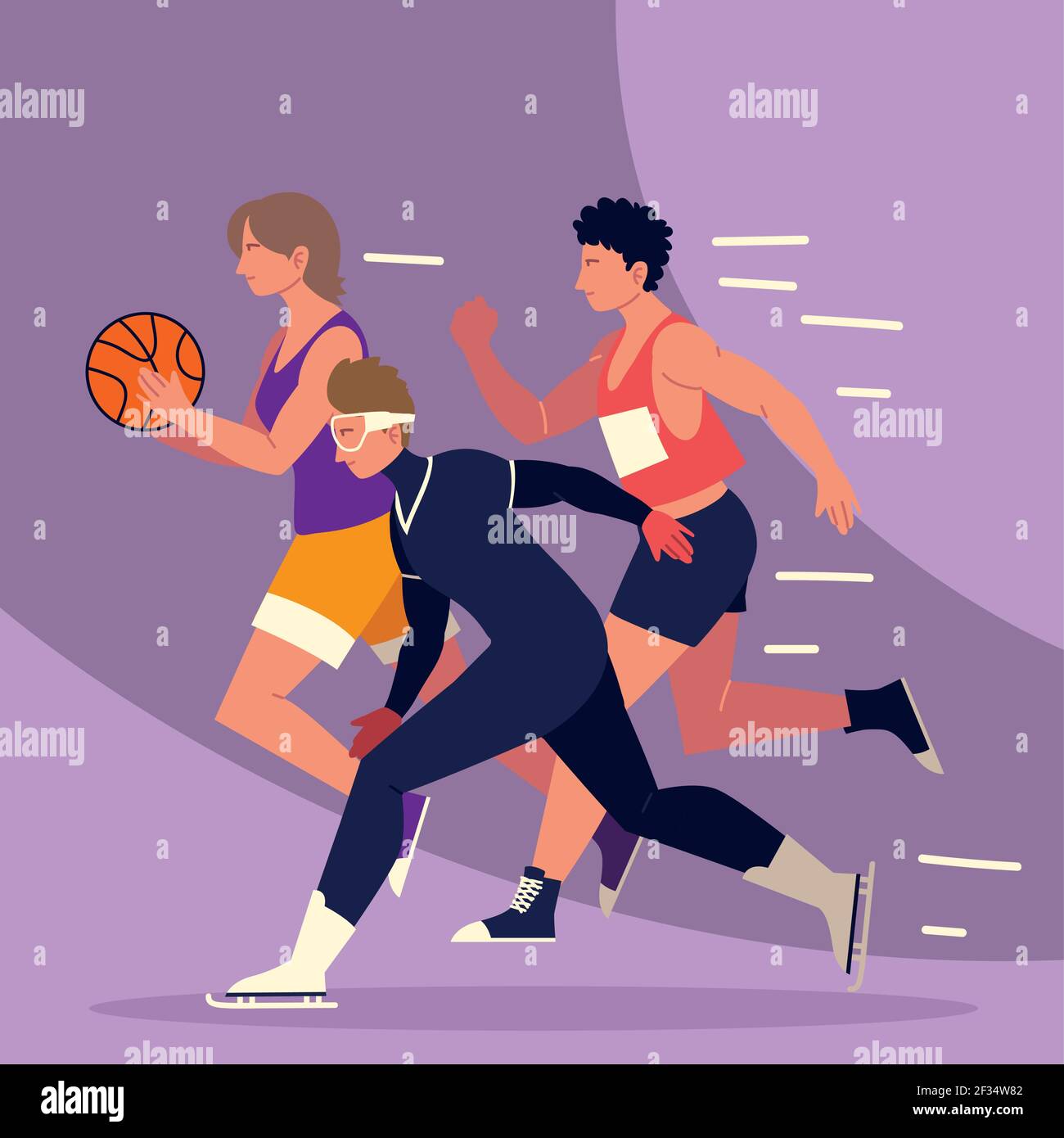 people performing different sports activities Stock Vector Image & Art ...
