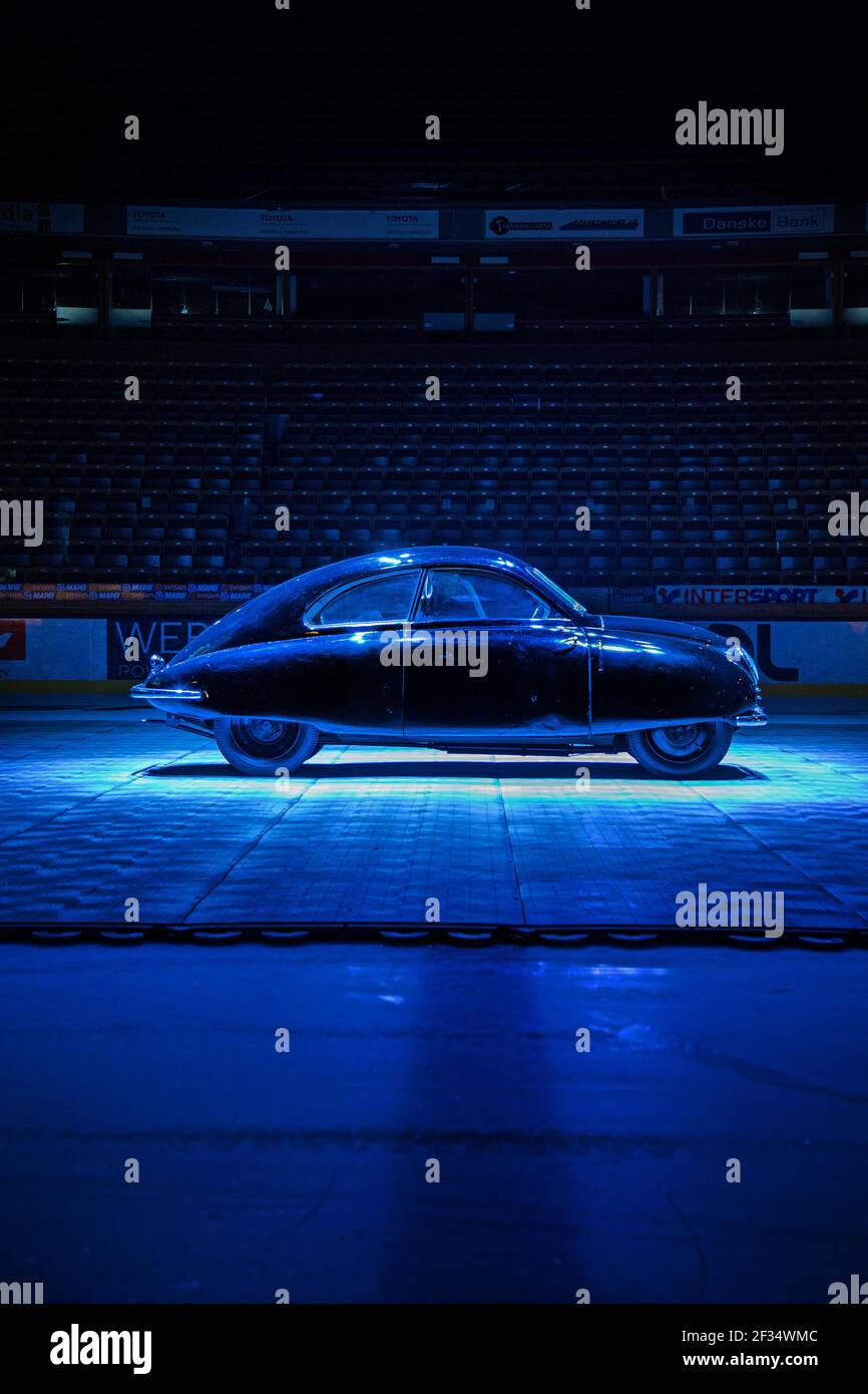 The original Saab (Ursaaben) is shown in the Saab arena Stock Photo - Alamy