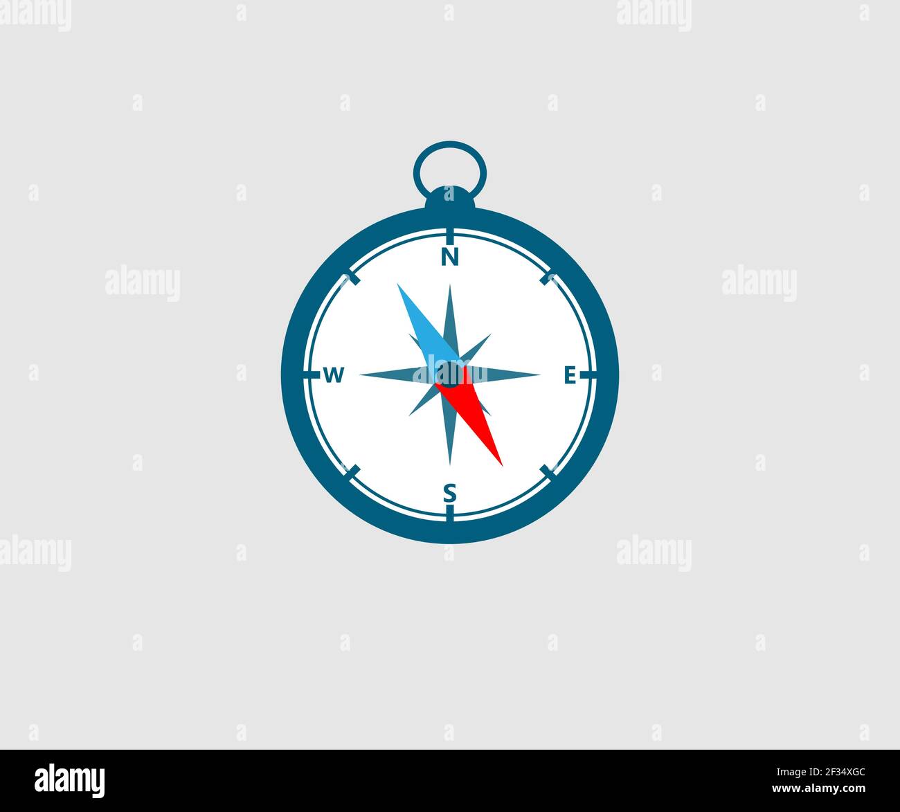 Vector illustration. Compass navigation icon Stock Vector Image & Art ...