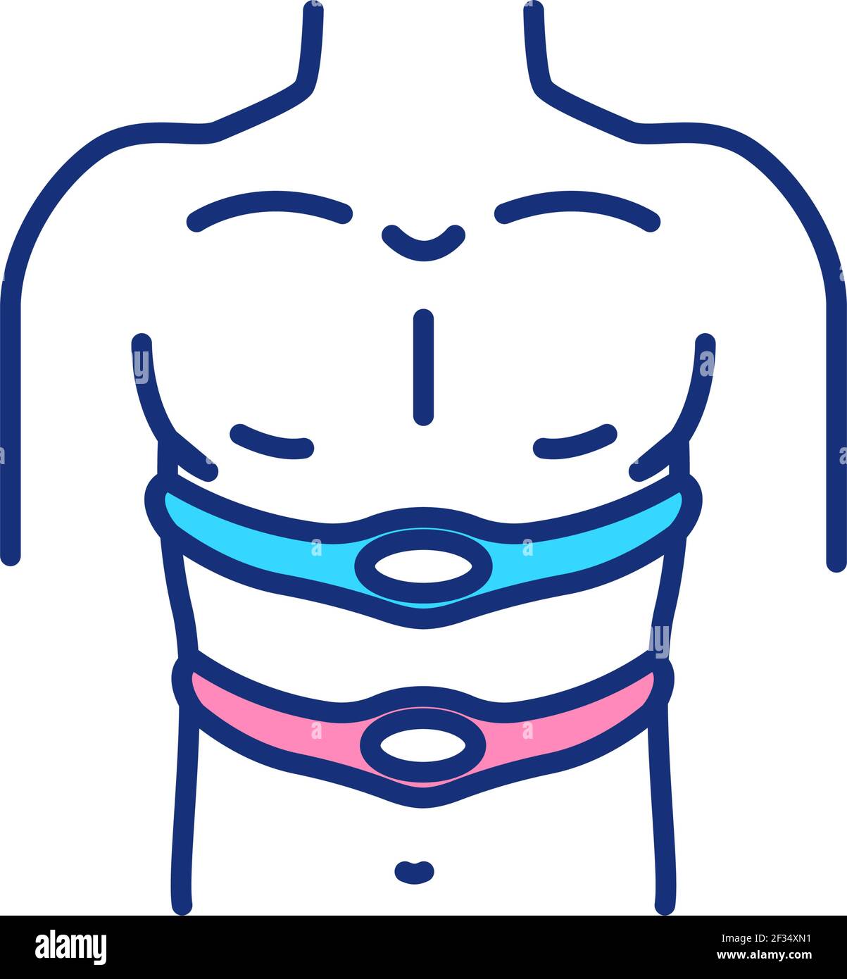 Sleep study patient Stock Vector Images - Alamy